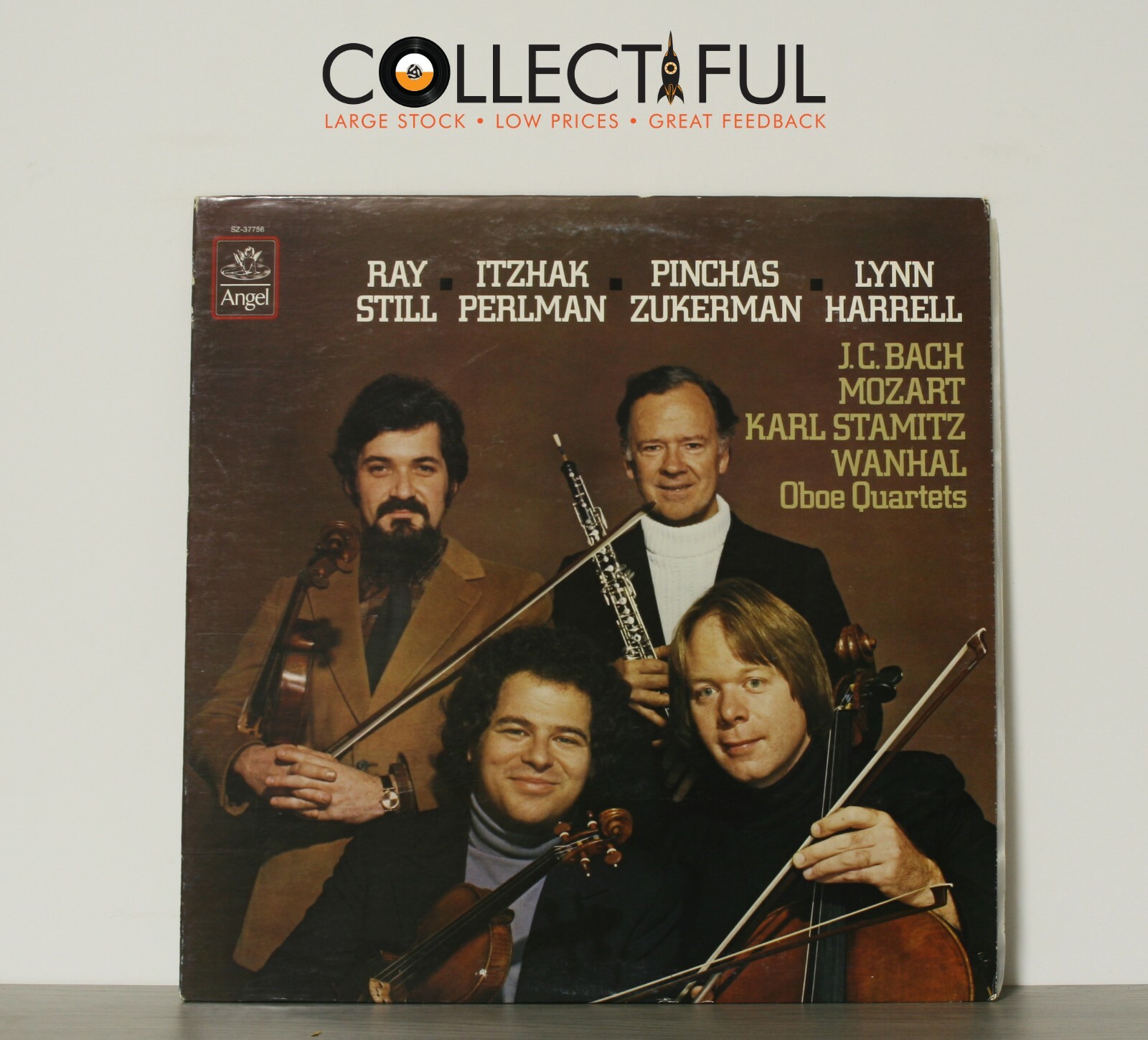 PERLMAN / ZUKERMAN / STILL / HARRELL - BACH/ MOZART ETC - ANGEL 1980 ...