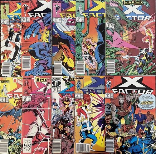 X-FACTOR #32-41 (Marvel, 1988 & 1989) 10 Consecutive Issues! | eBay