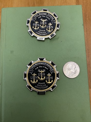 USS Constitution, CPO Heritage Challenge Coins - Pair | eBay