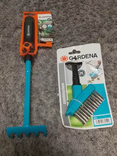 Gardena Combisystem Hand Rake and Wire Brush | eBay