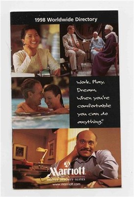 1998 Marriott Worldwide Directory Hotels Resorts Suites | eBay