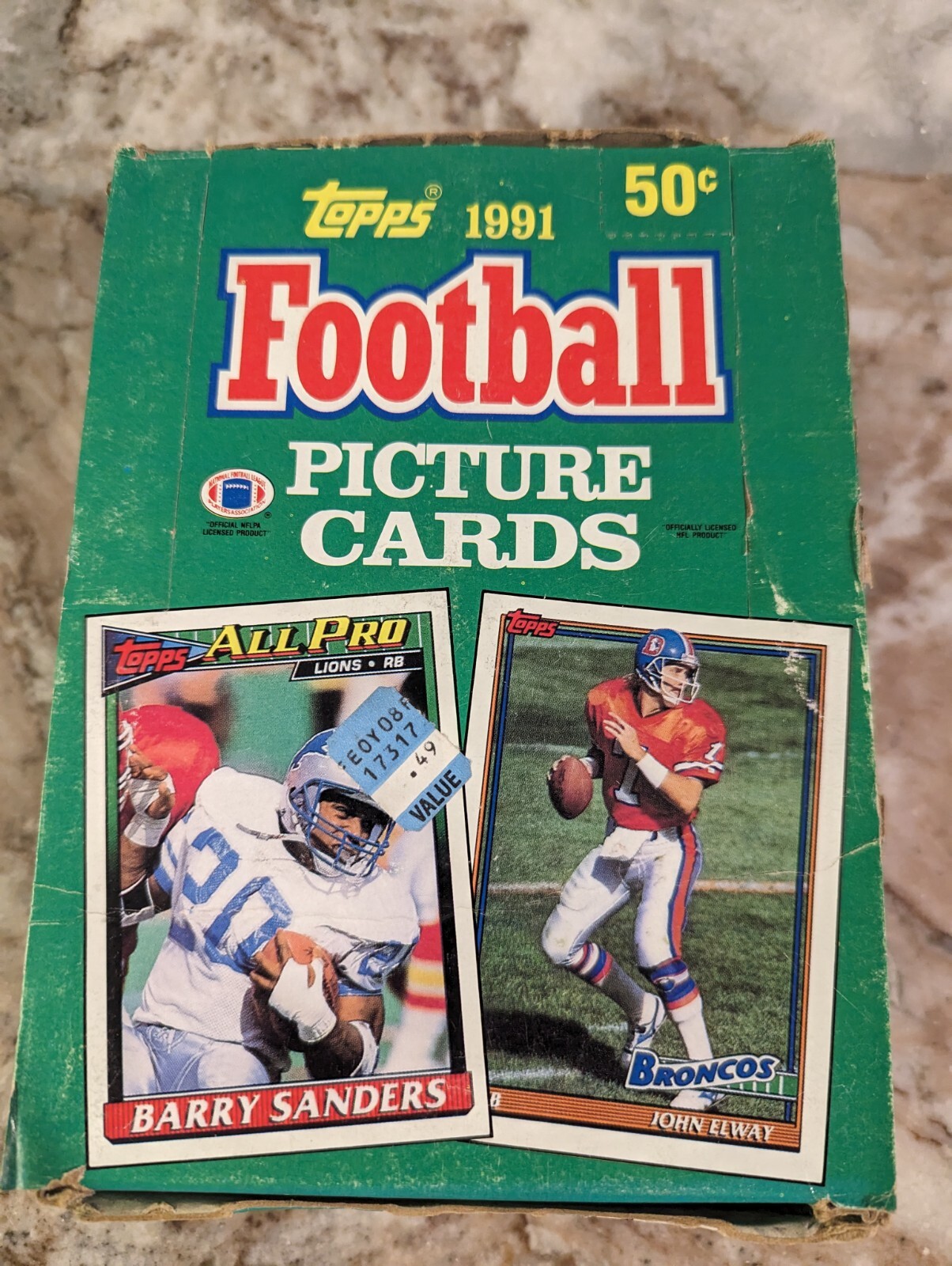 Topps 1991 NFL FOOTBALL Cards - 36 NEW SEALED PACKS Boxed | eBay