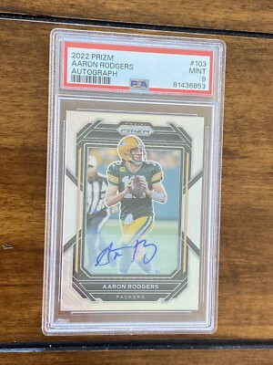 2022 Prizm Aaron Rodgers Auto Psa 9 | eBay