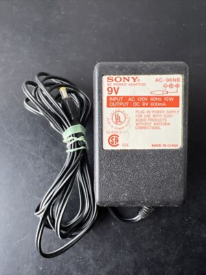 Sony AC Power Adaptor AC-96NB 9V 600mA | eBay