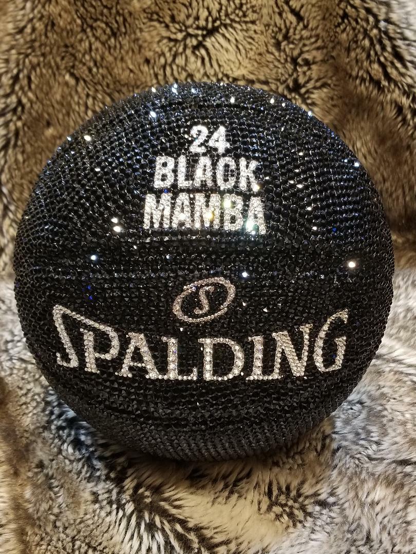 MAMBA 24 KOBE BRYANT SWAROVSKI BASKETBALL full size, bling basketball ...