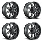 Set 4 Fuel D436 Maverick 20x9 6x135 6x5.5 Satin Black Wheels 20" 1mm ...