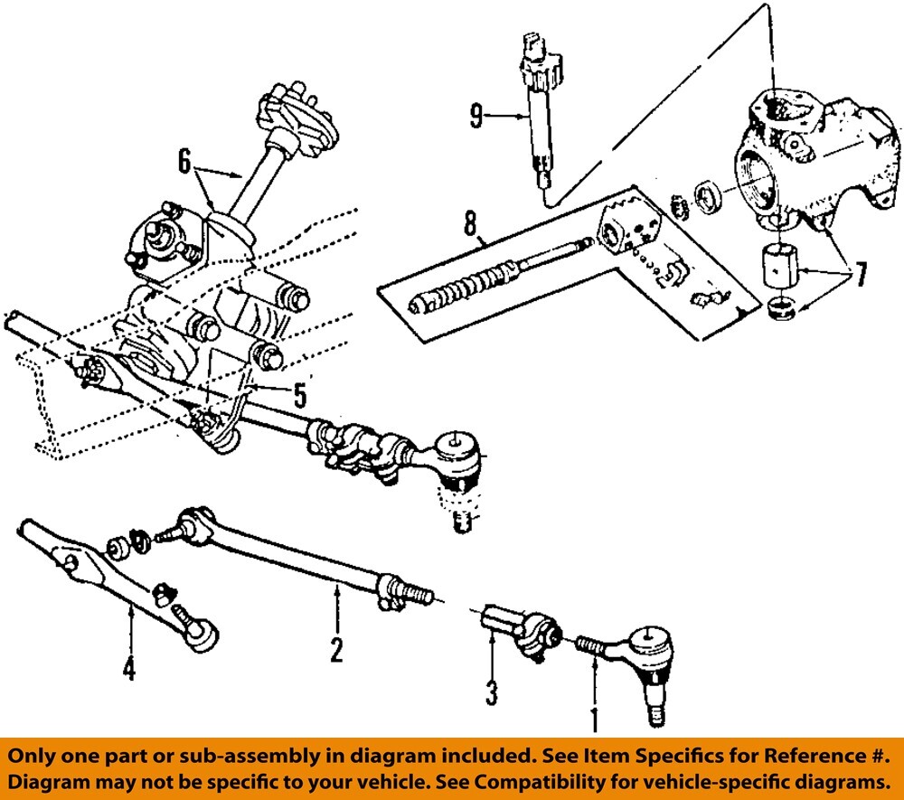 Ford Steering Parts Diagram