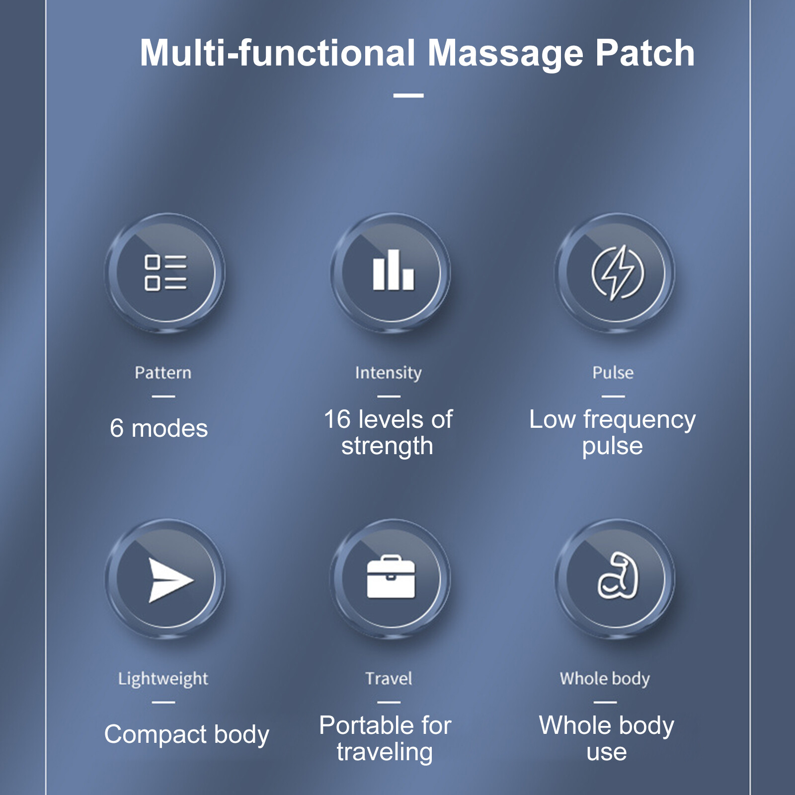 Electric Muscle Stimulation Massage Patch Shoulder & Neck Pulse B1H3 | eBay