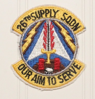 USAF Air Force Patch: 26th Supply Squadron | eBay
