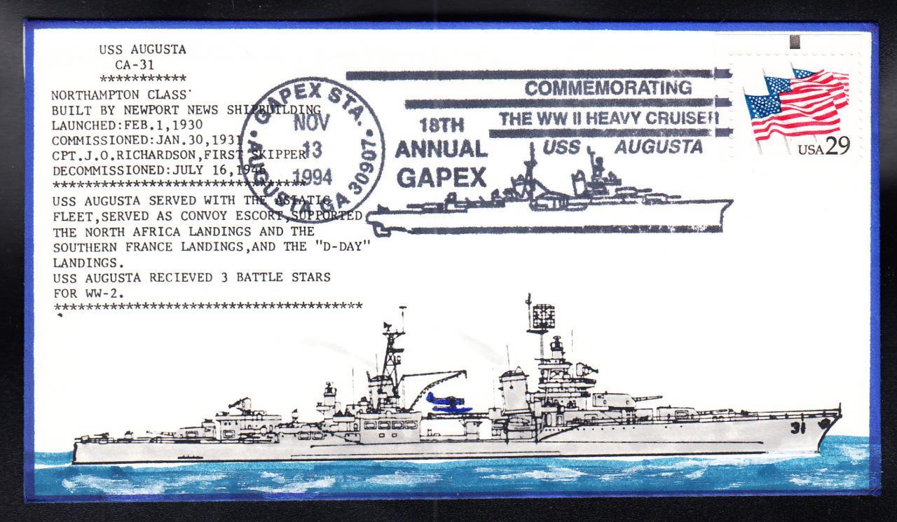 Cruiser USS ROCHESTER CA-124 Ship's Reunion Everett Naval Cover B7787 ...