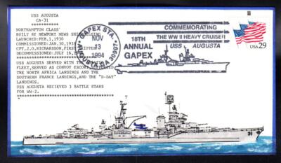 Cruiser USS ROCHESTER CA-124 Ship's Reunion Everett Naval Cover B7787 ...