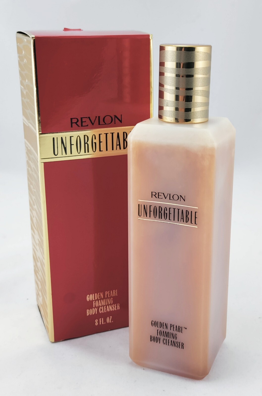 Rare Revlon Unforgettable Golden Pearl Foaming Body Cleanser 8 Fl Oz ...