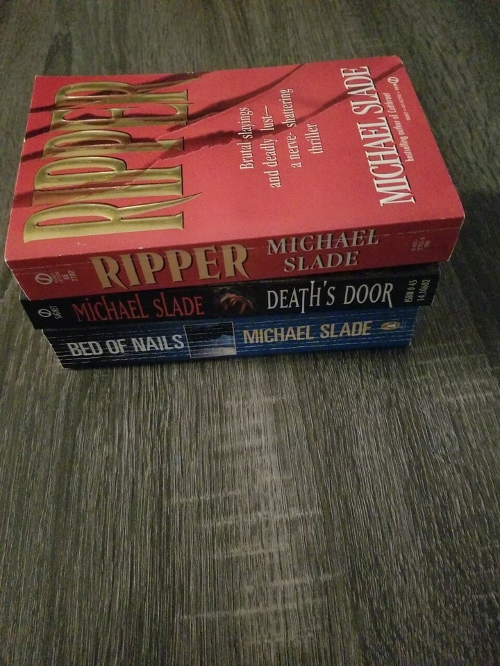 Michael Slade 3 Book Lot (Ripper,DeathsDoor,BedOfNails) 9780143013839 ...