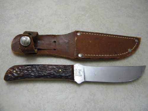 Remington- UMC- RH4- Made In USA- Circa 1920-1940- Fixed Blade Knife ...