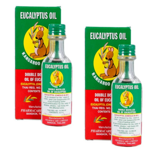 Eucalyptus Oil Kangaroo Brand 28ML X 2 To Relief Muscular Aches & Cold ...