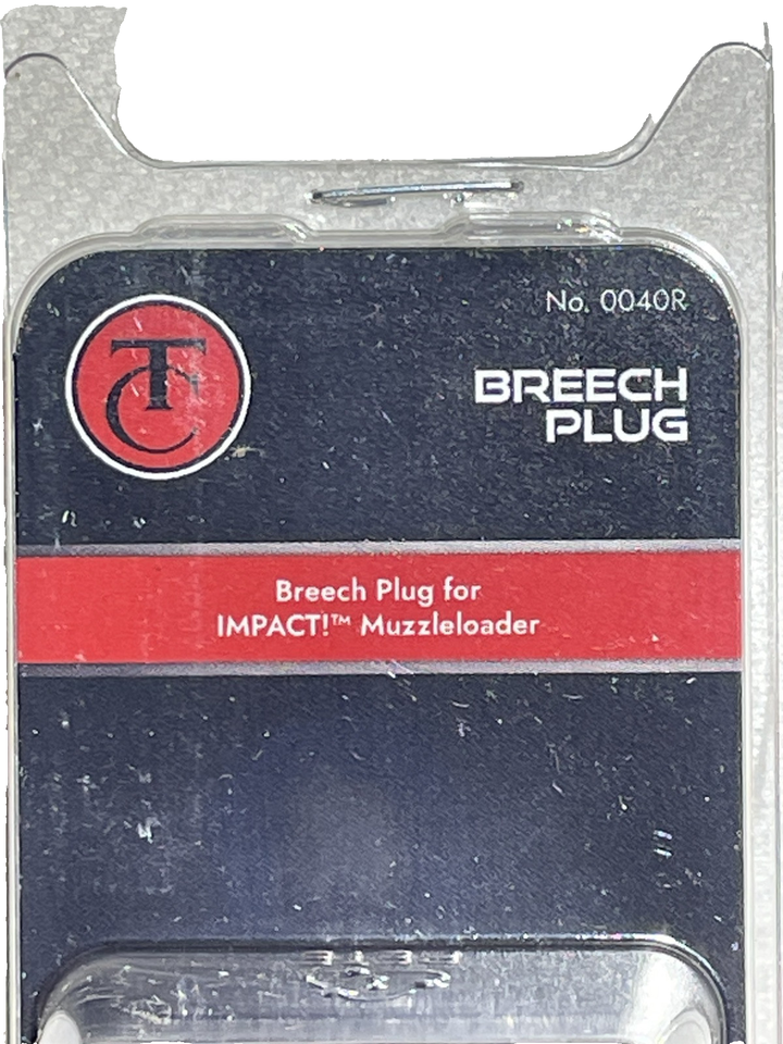THOMPSON CENTER BREECH PLUG FOR T/C IMPACT MUZZLELOADER # 0040R | eBay