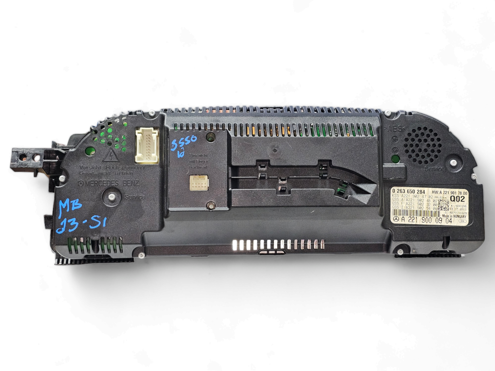 Mercedes Benz S550 2012 Speedometer Instrument Cluster 2219000904 Used ...