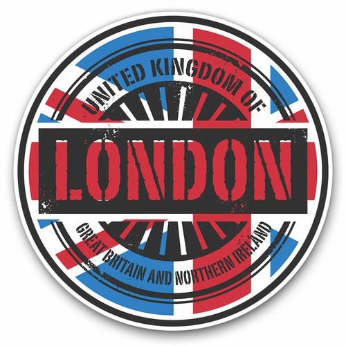 2 x Vinyl Stickers 15cm - London England UK Union Jack Flag Cool Gift ...