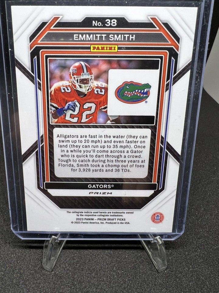 2023 Prizm Green Draft Picks Emmit Smith | eBay