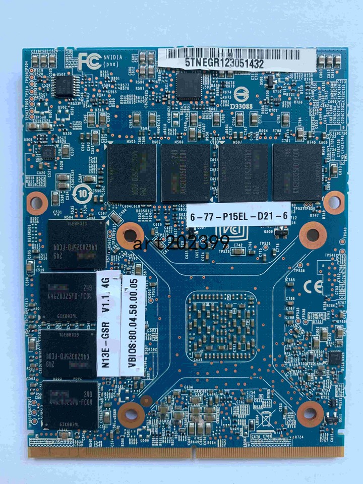 Clevo X511 X711 X7200 X8100 P150HM P170HM P150EM GTX 675MX GDDR5 4GB ...