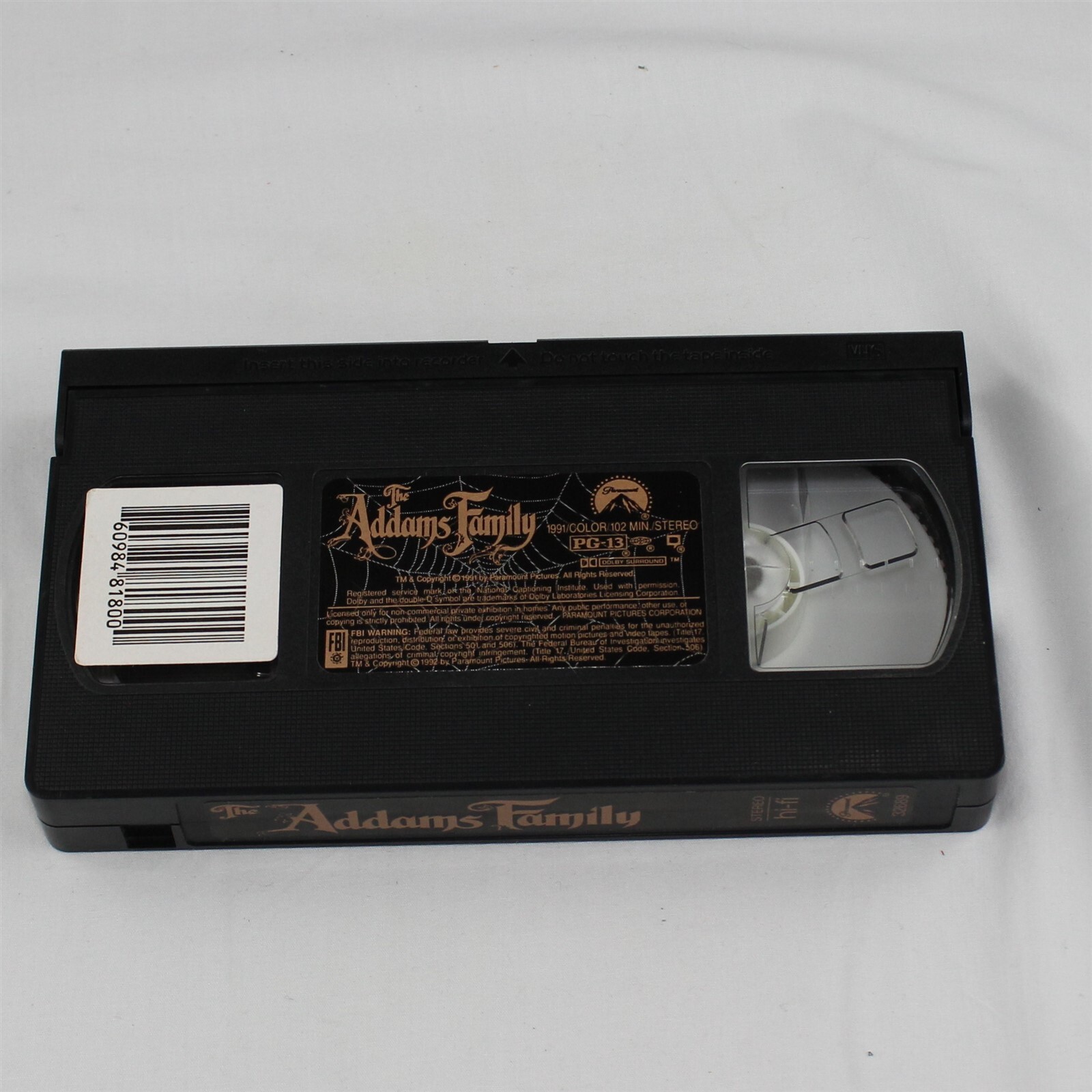 The Addams Family (VHS, 1992) Christopher Lloyd 97363268932 | eBay
