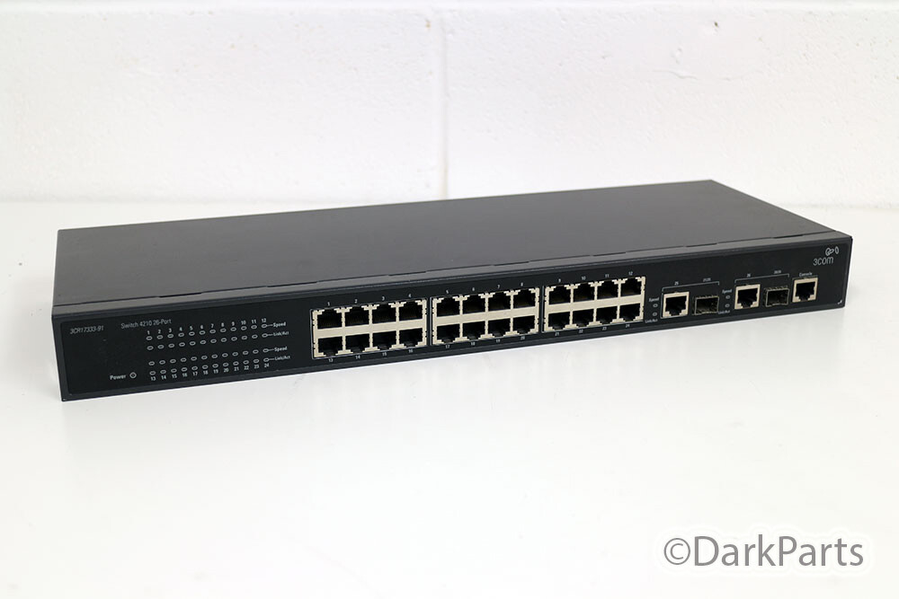 3Com 4210 26-Port Switch 3CR17333-91 662705521763| eBay