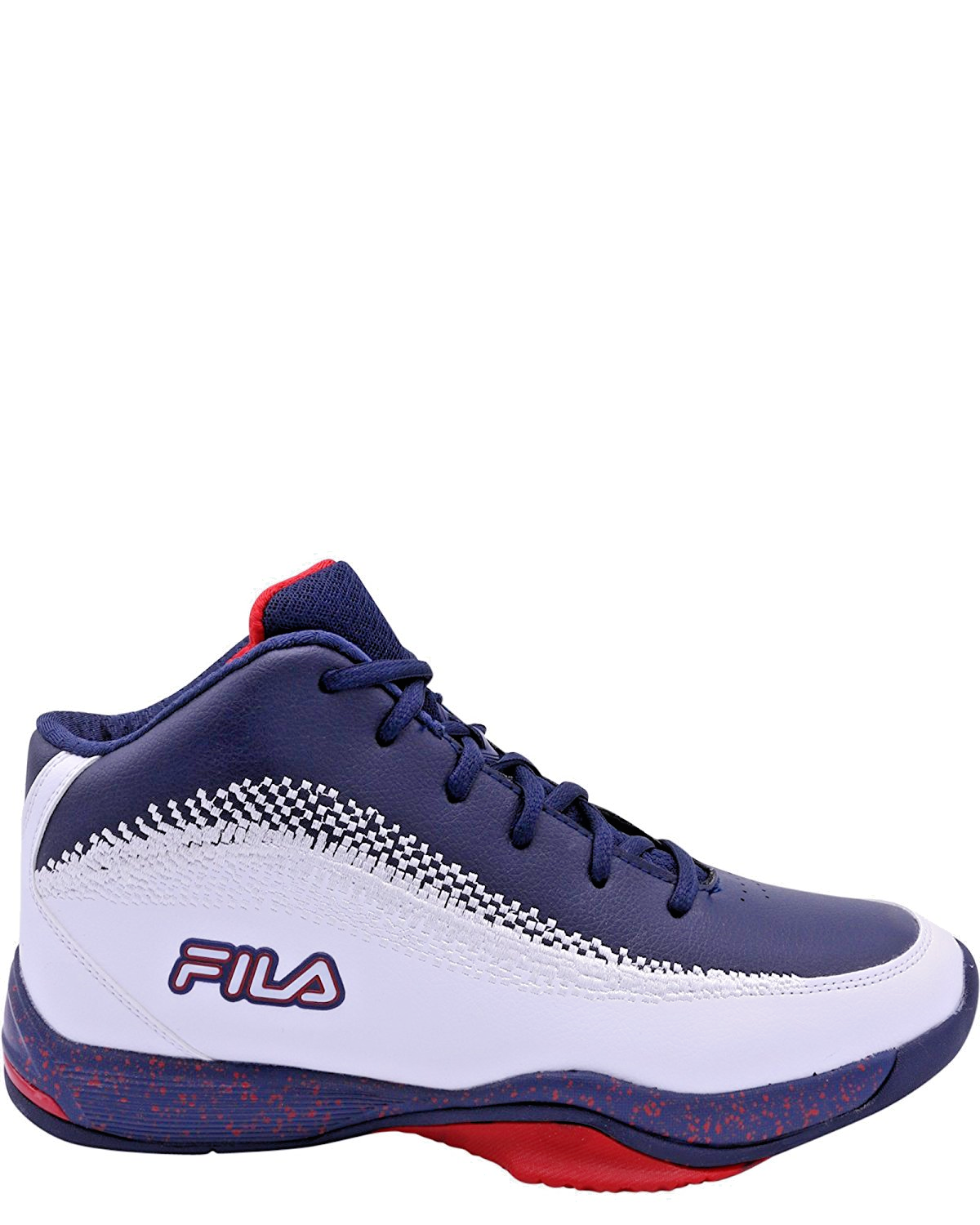 Fila Men's Contingent 4 Basketball Sneaker White Navy Red SIZE 9 | eBay