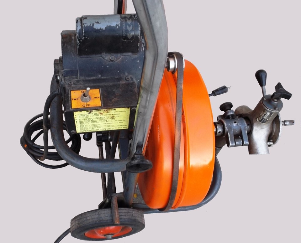 GENERAL SewerRooter T-3 Combination Sewer Machine Power Drain Cleaner ...
