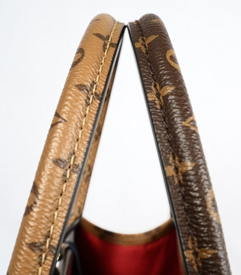 LOUIS VUITTON OnTheGo MM Monogram Giant Hand Bag Brown M45321 Chip ...