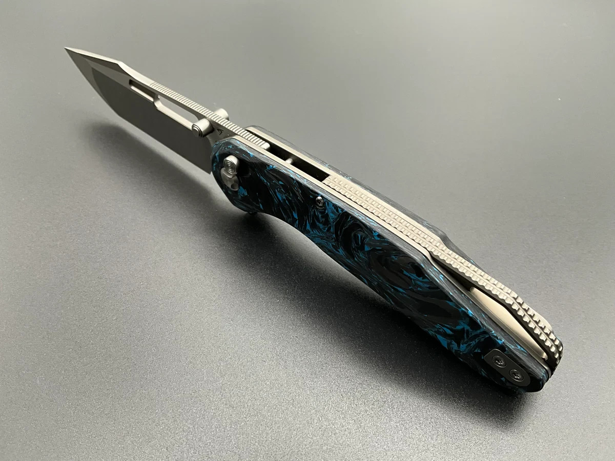 Ketuo Triad Folding Knife 3.25" Bohler M390 Steel Blade Carbon Fiber ...