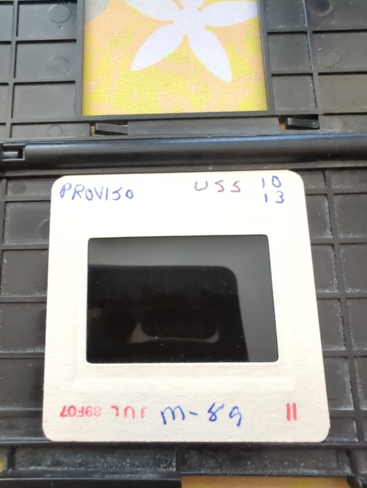 Original Slide US Steel USSX 10 & 13 EMD SW1200 Proviso ILL 1989 (C0 ...