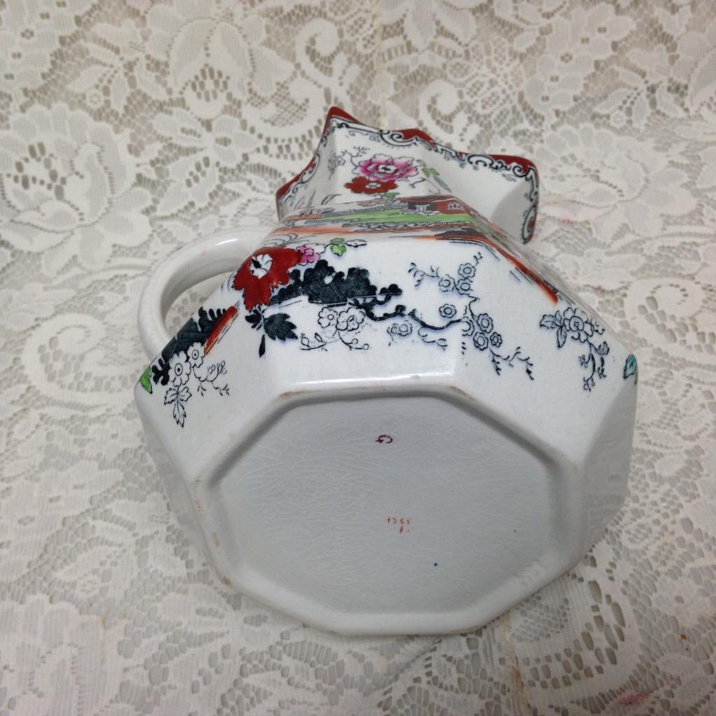 Antique, English Mason's Style Gaudy Blue Willow 12in Wash Bowl-8in ...