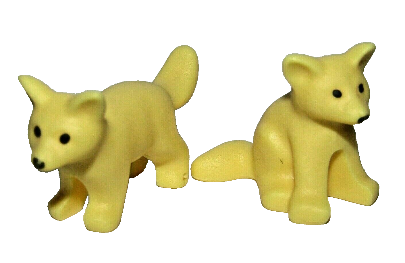 Playmobil Miniature Baby yellow Polar Fox - wild polar eskimo foxes ...