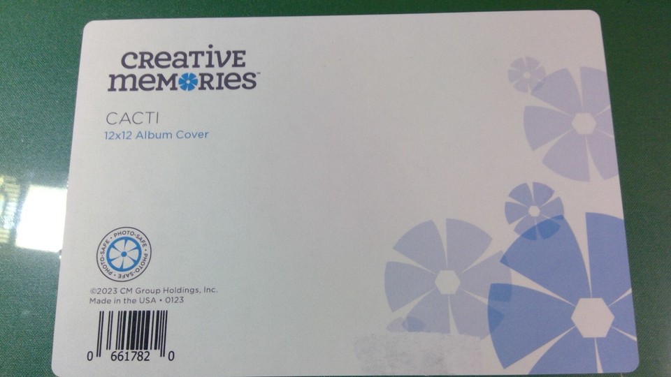 Creative Memories 12x12" Album Cover Cacti | eBay