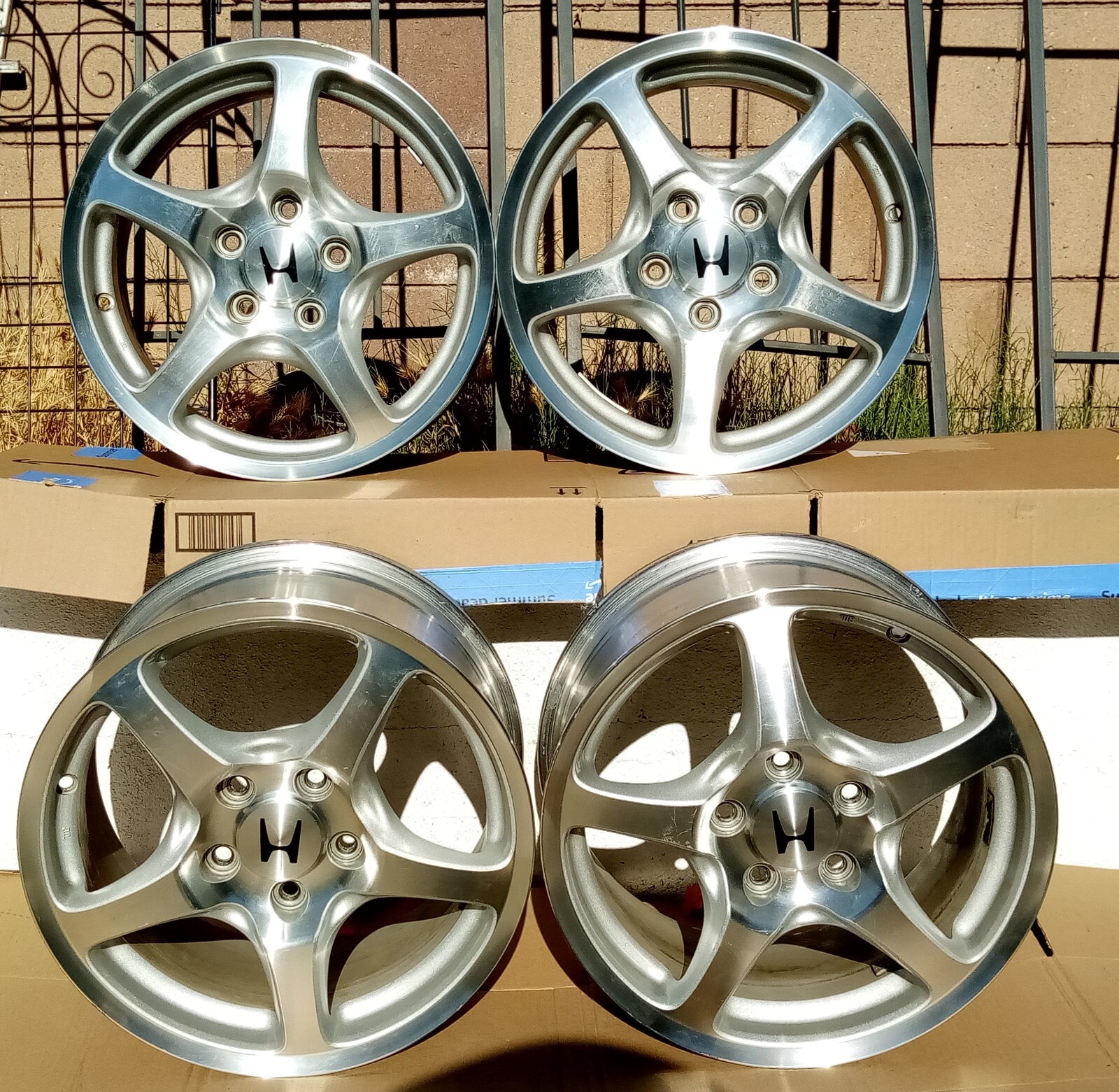 Honda S2000 wheels 17" OEM . Clean. Seldom used. | eBay