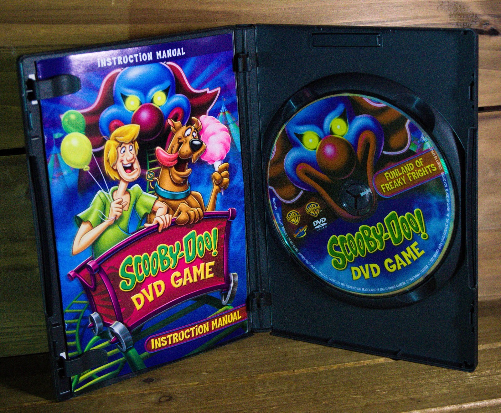 Scooby-Doo Interactive DVD Game - Funland of Freaky Frights (DVD, 2008 ...