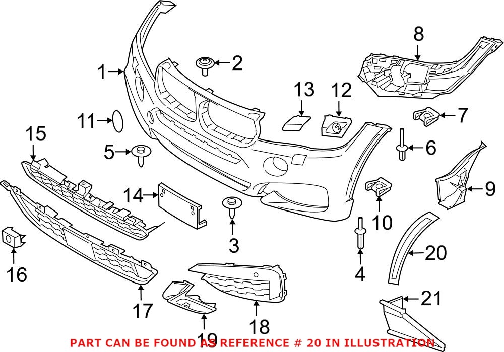 Genuine OEM Reflector Panel for BMW 63147317255 | eBay