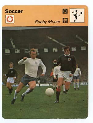Bobby Moore - Soccer Football Sportscasters Card | eBay