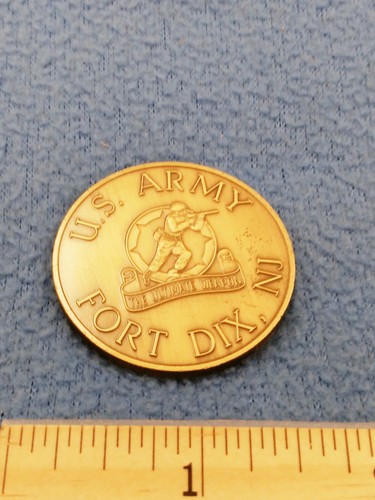 U.S. ARMY FORT DIX,NJ. THE NCO THE BACKBONE OF THE ARMY Challenge Coin ...