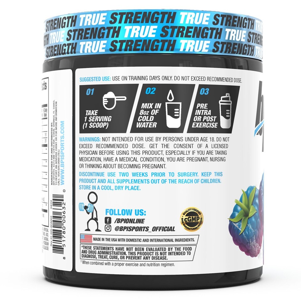 BPI Sports Best BCAA Amino Acid Muscle Recovery 30srv (Pick Flavor ...