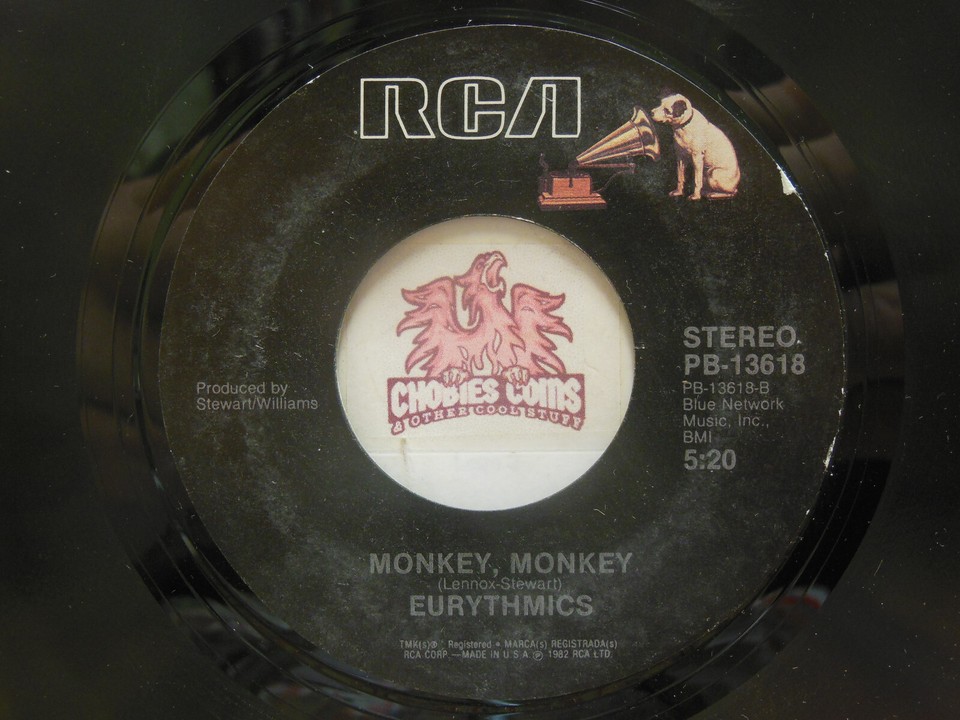 Eurythmics – Love Is A Stranger / Monkey, Monkey, 45 RPM VG+ (19B) | eBay