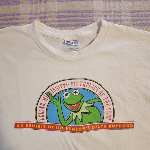 Rare VTG Muppet T Shirt 90s Kermit Jim Henson SZ L Mi… - Gem