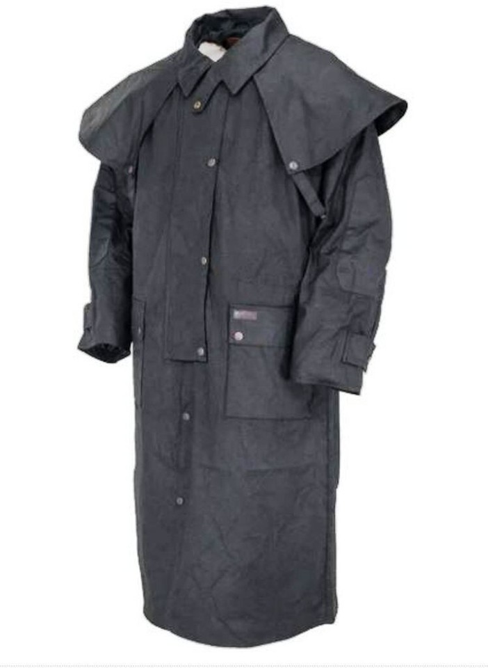 Outback Trading Low Rider Duster Oilskin Slicker Brown Black REG & BIG ...