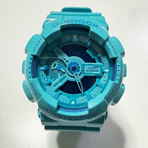 CASIO G-SHOCK GA-110B Hyper Color Blue Watch Rare Collectible Timepiece ...