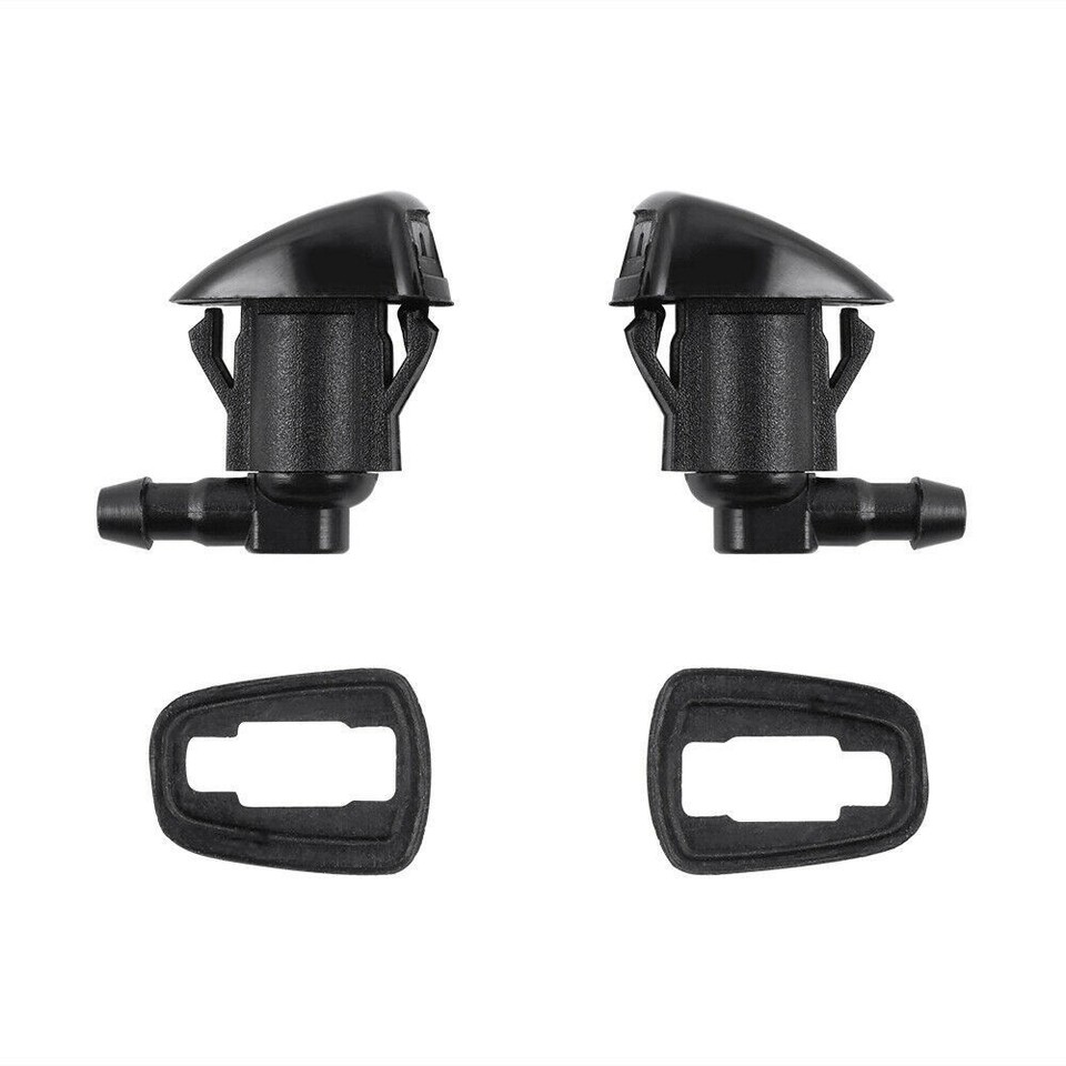 Washer Nozzles ABS Plastic Black Front Windscreen High Quality ...