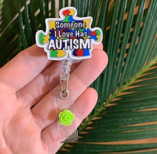 Autism Awareness Badge Reel Cute Funny Badge Holder Autistic | eBay