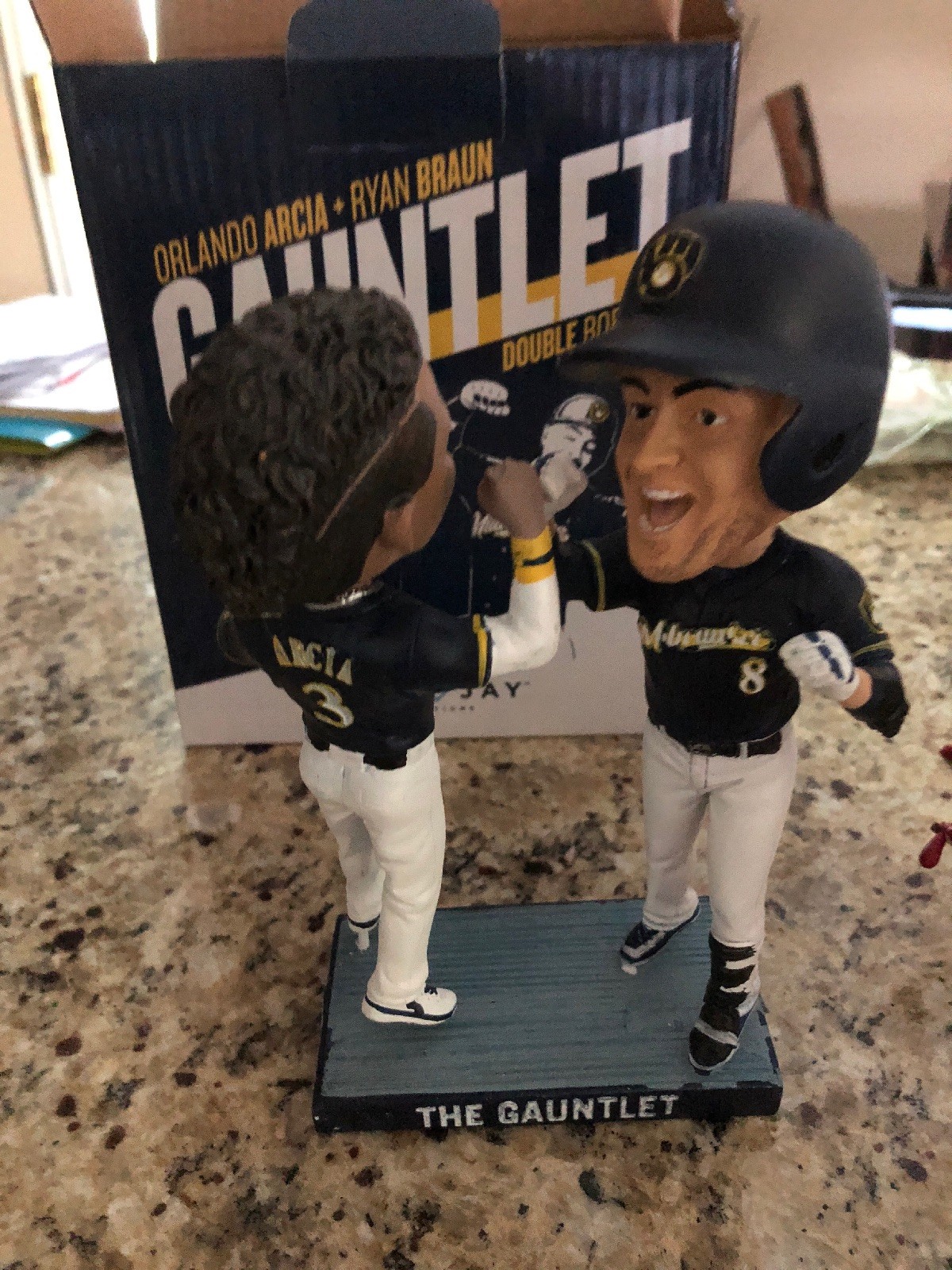 6-24-18 SGA Milwaukee Brewers Gauntlet Bobblehead Ryan Braun + Orlando ...