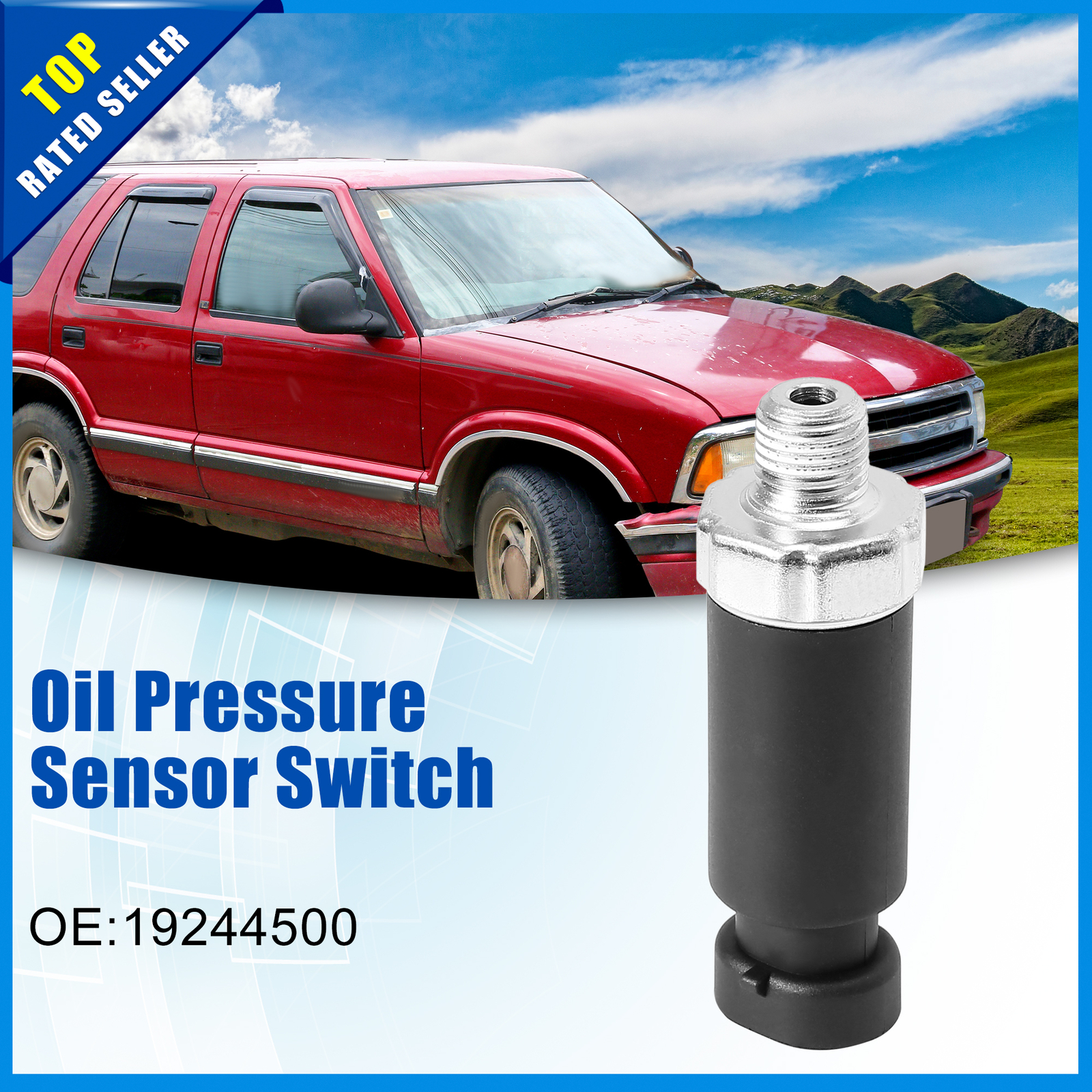 19244500 Engine Oil Pressure Sensor Switch 1 Piece for Chevrolet Blazer ...