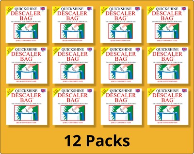 Quickshine Descaler Bag - Easily Descale Kettles Pack of 12 | eBay UK