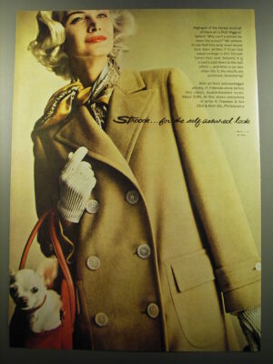 1959 Stroock Coat Ad - Strook.. for the self-assured look | eBay